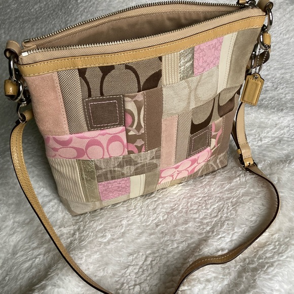 Coach | Bags | Coach Authentic Patchwork Bag Includes 2 Straps | Poshmark